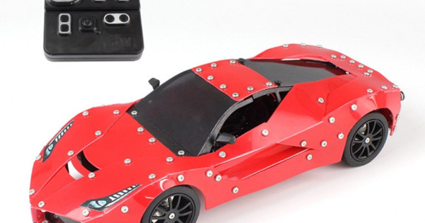 1:16 3d metal rc sports car vehicle diy puzzle model toy - 1-16 ...