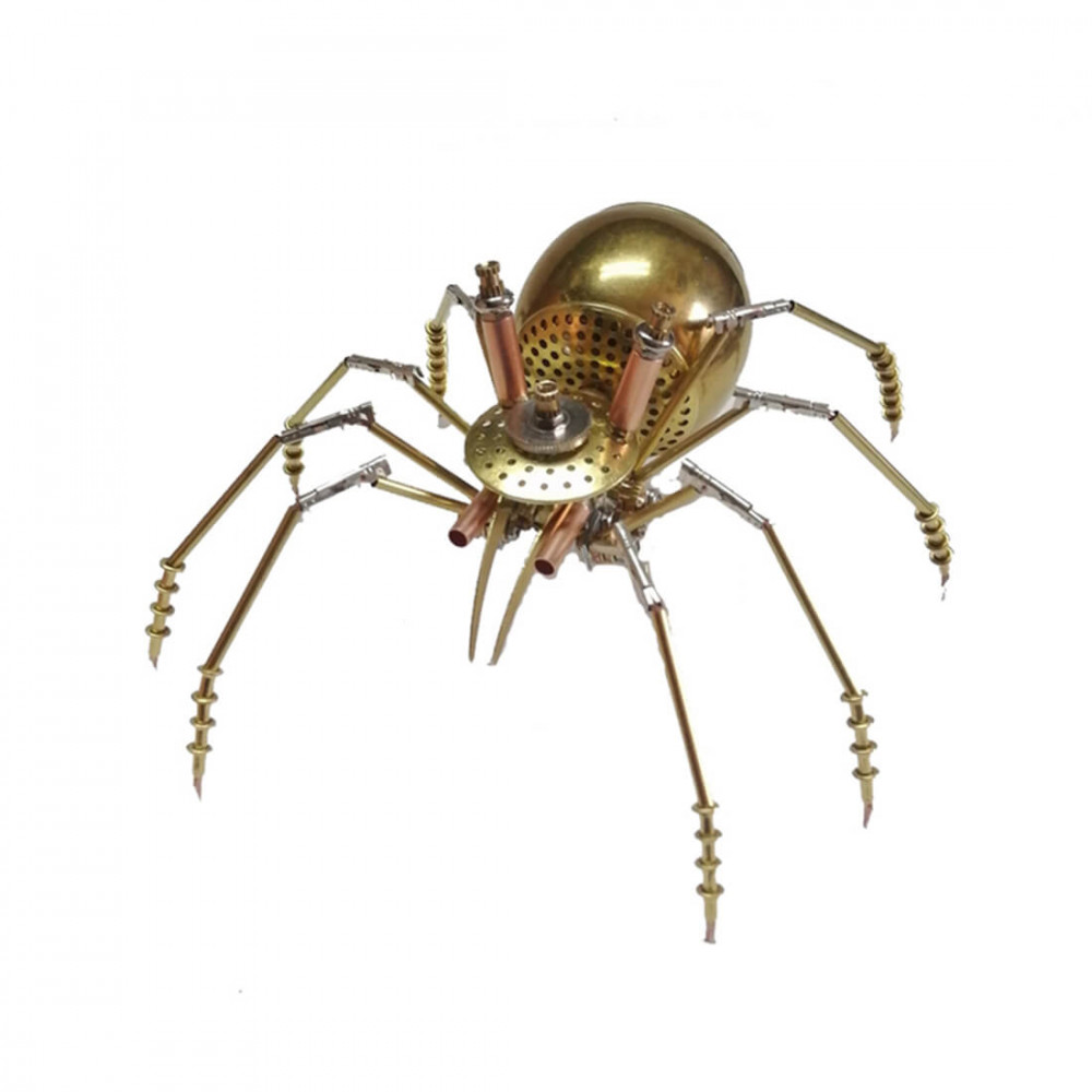 168pcs 3d mini brass spider steampunk model diy metal puzzle kits ...