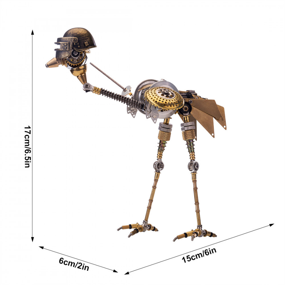 medieval steampunk knight emu bird with sword and shield 250pcs 3d ...