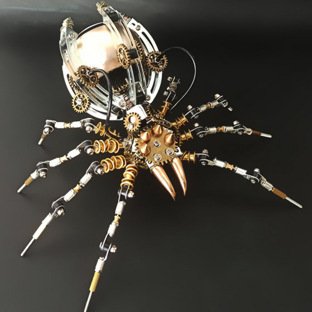 metal model kits 512pcs metal spider bluetooth speaker steampunk ...