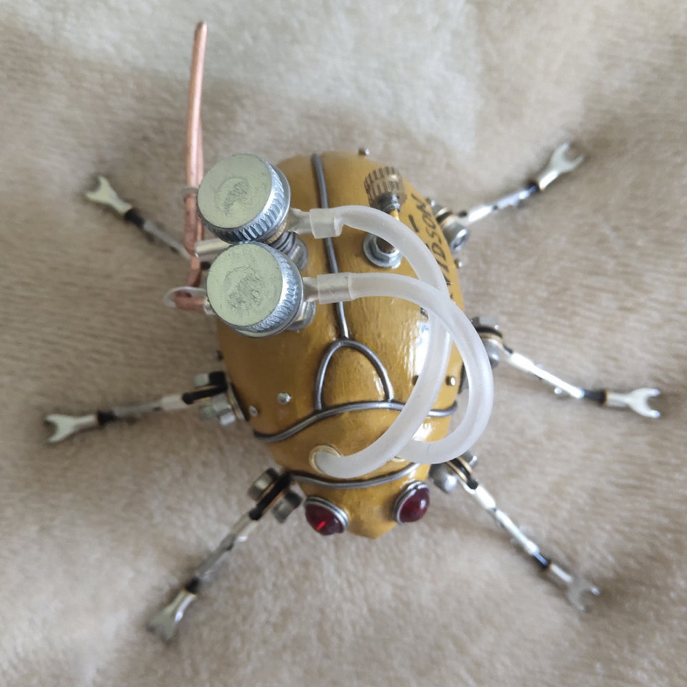 steampunk 3d mini beetle metal sculpture model crafts - steampunk-3d ...