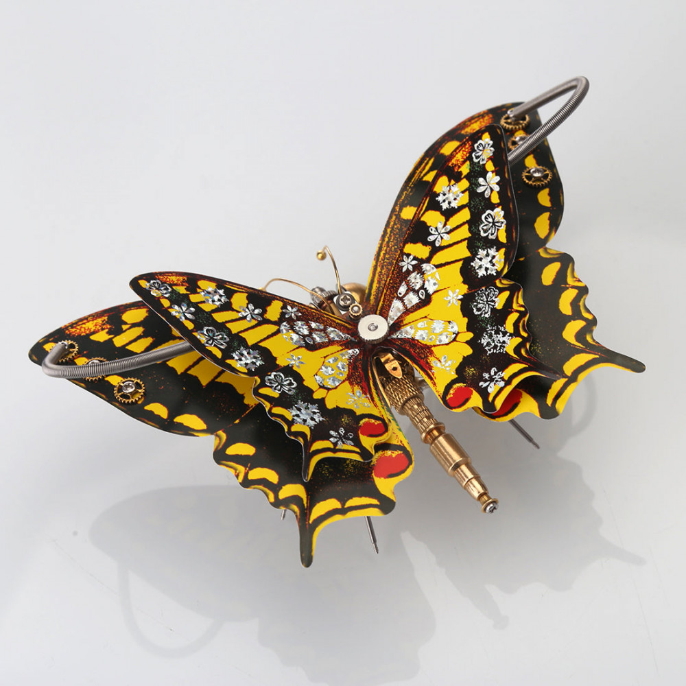 steampunk eastern tiger swallowtail butterfly diy kit papilio glaucus ...