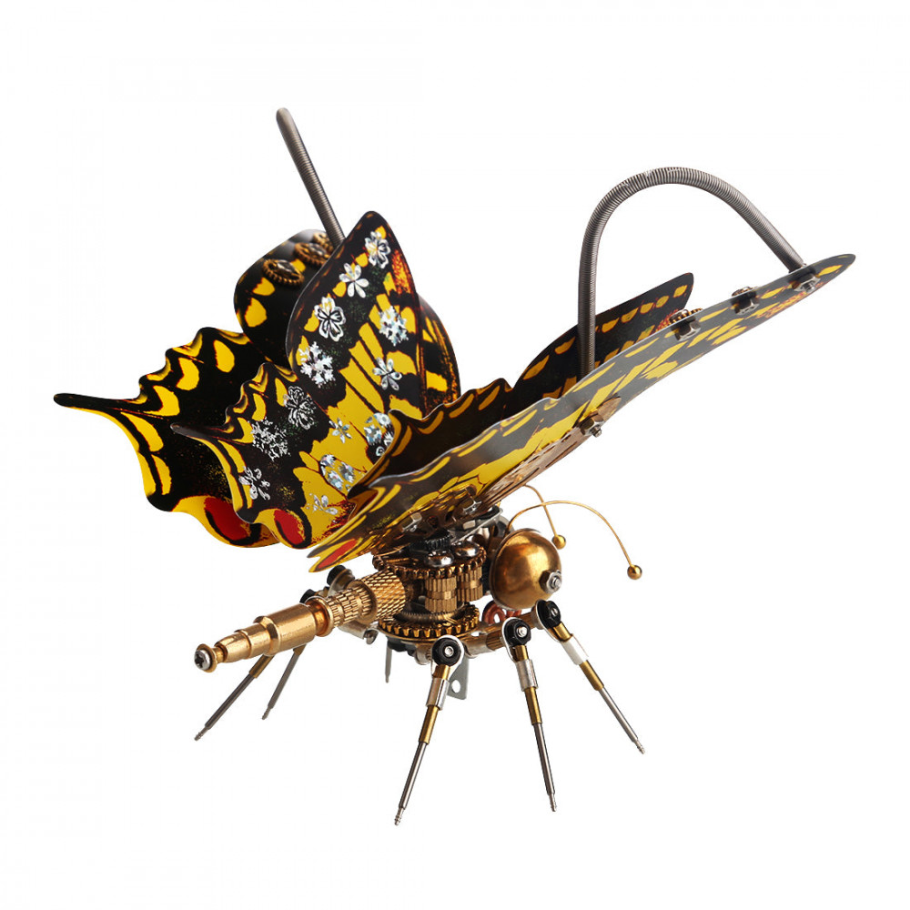 steampunk eastern tiger swallowtail butterfly diy kit papilio glaucus ...