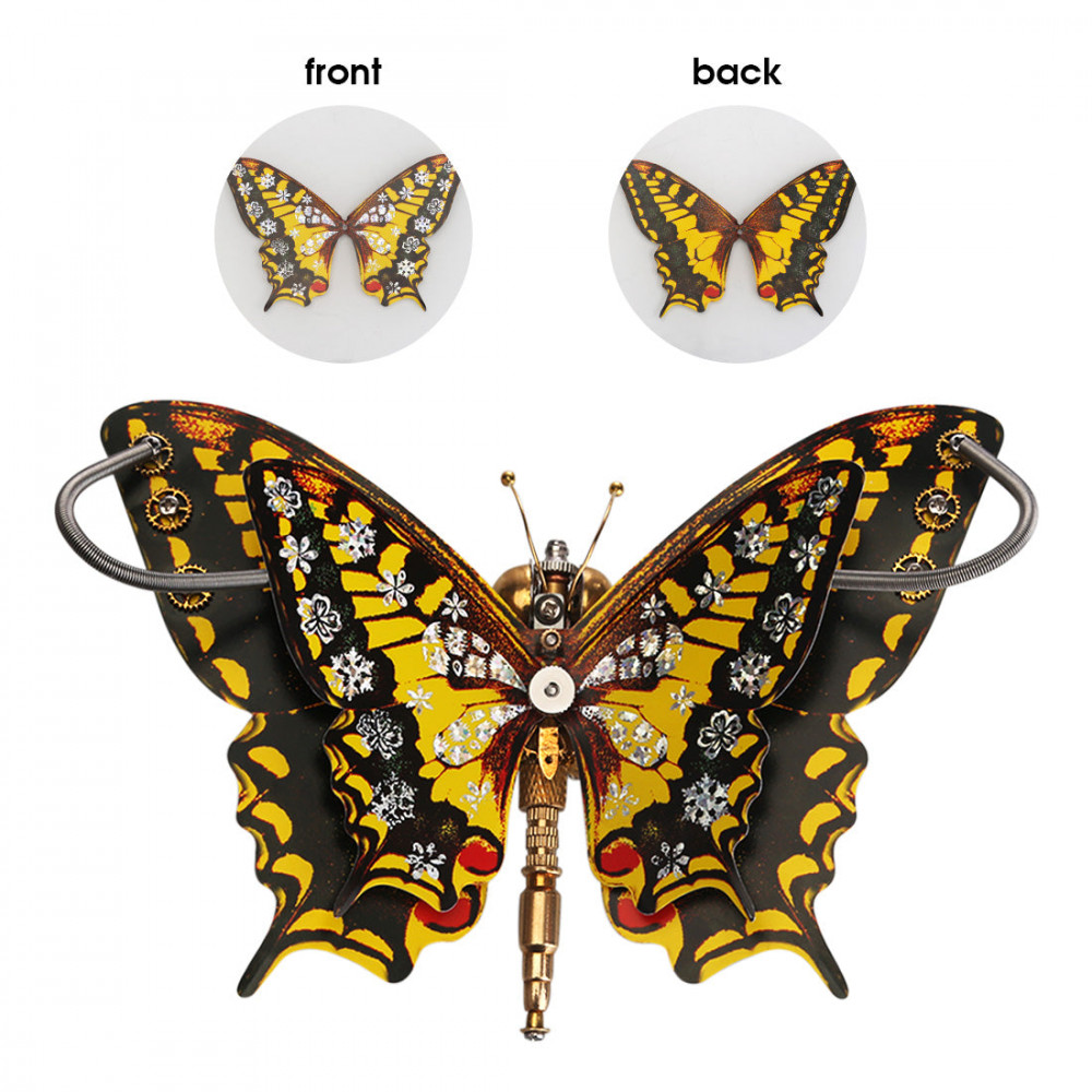 steampunk eastern tiger swallowtail butterfly diy kit papilio glaucus ...
