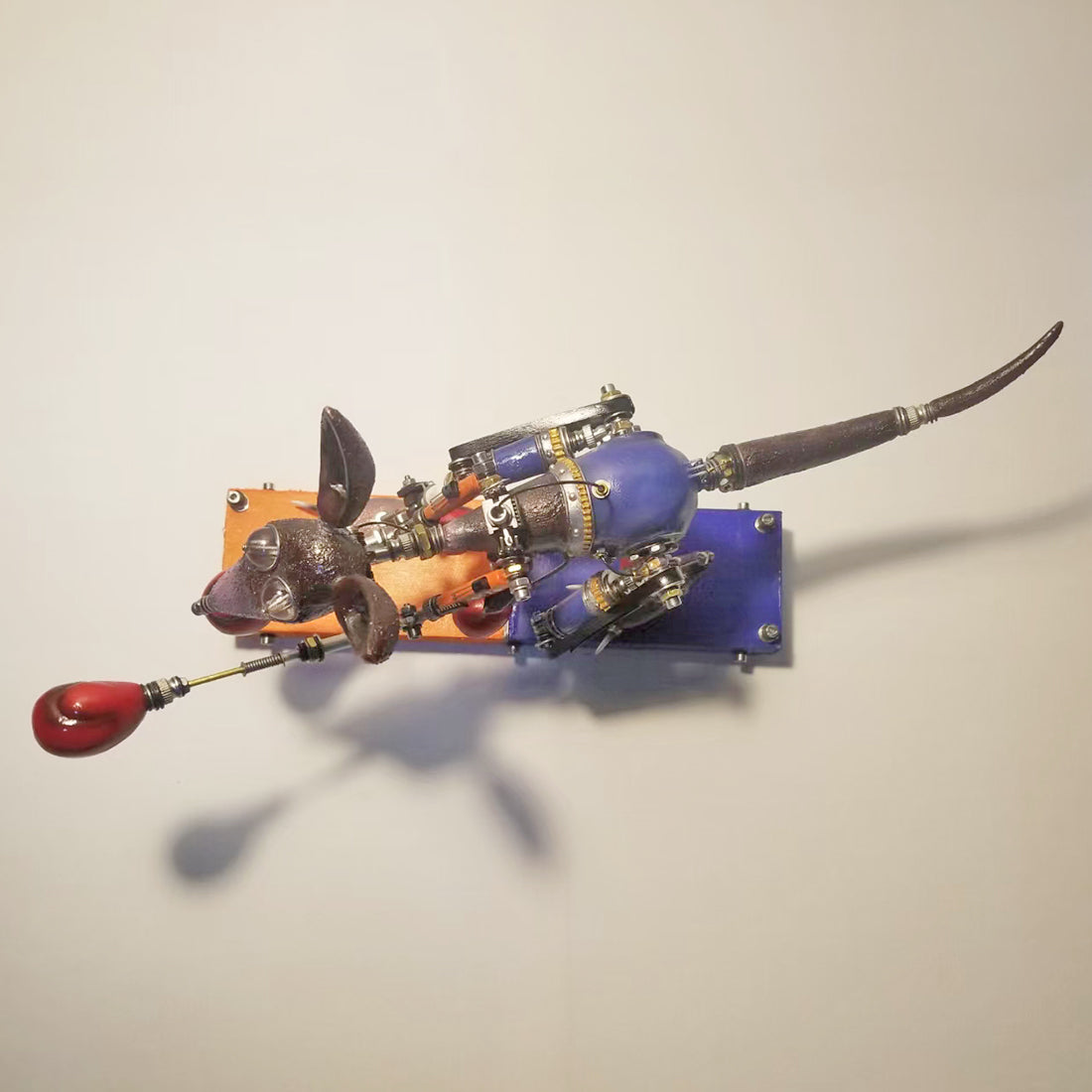 steampunk mechanical metal kangaroo boxer assembled model kits animal ...