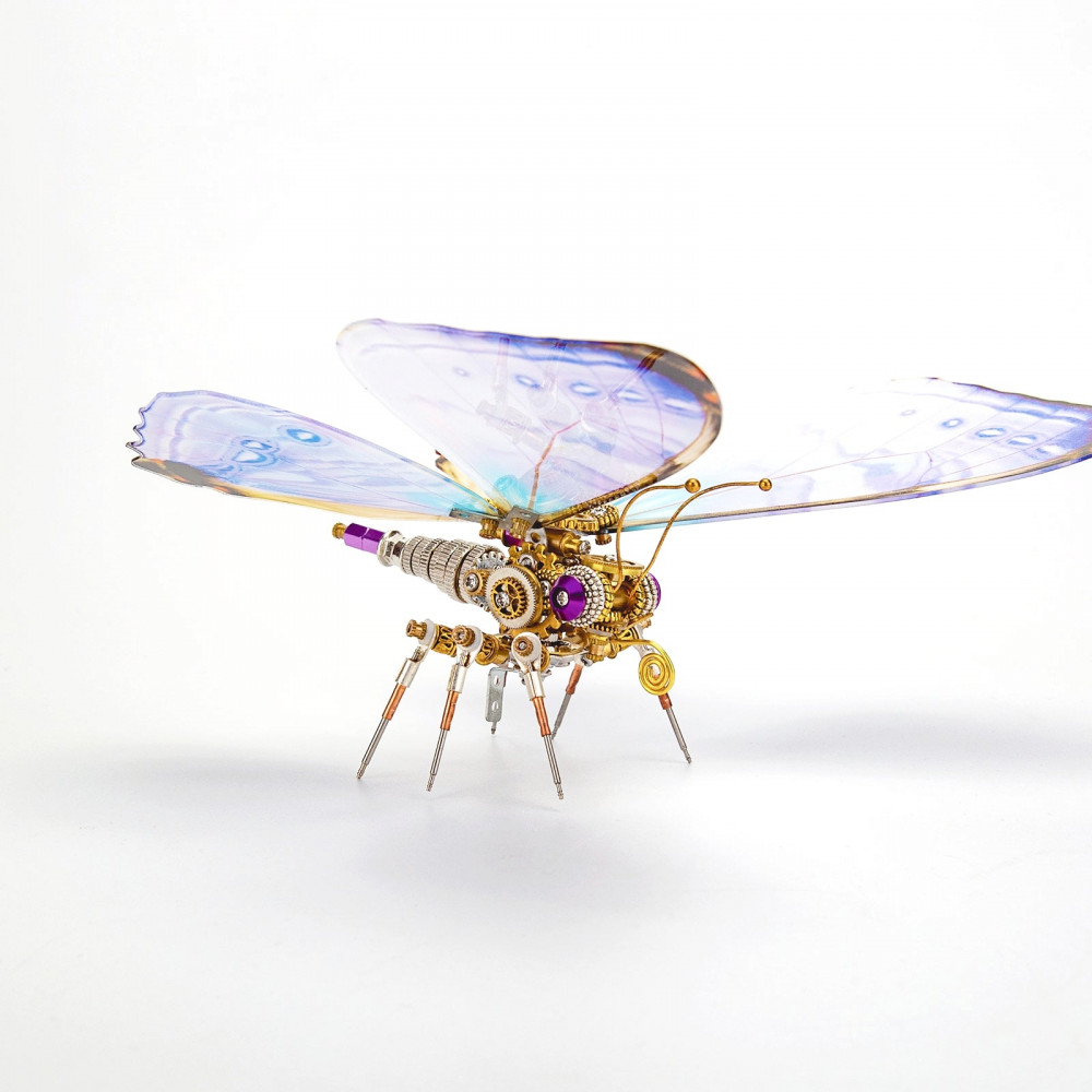 steampunk stunning morpho sulkowskyi butterfly 3d diy metal puzzle ...